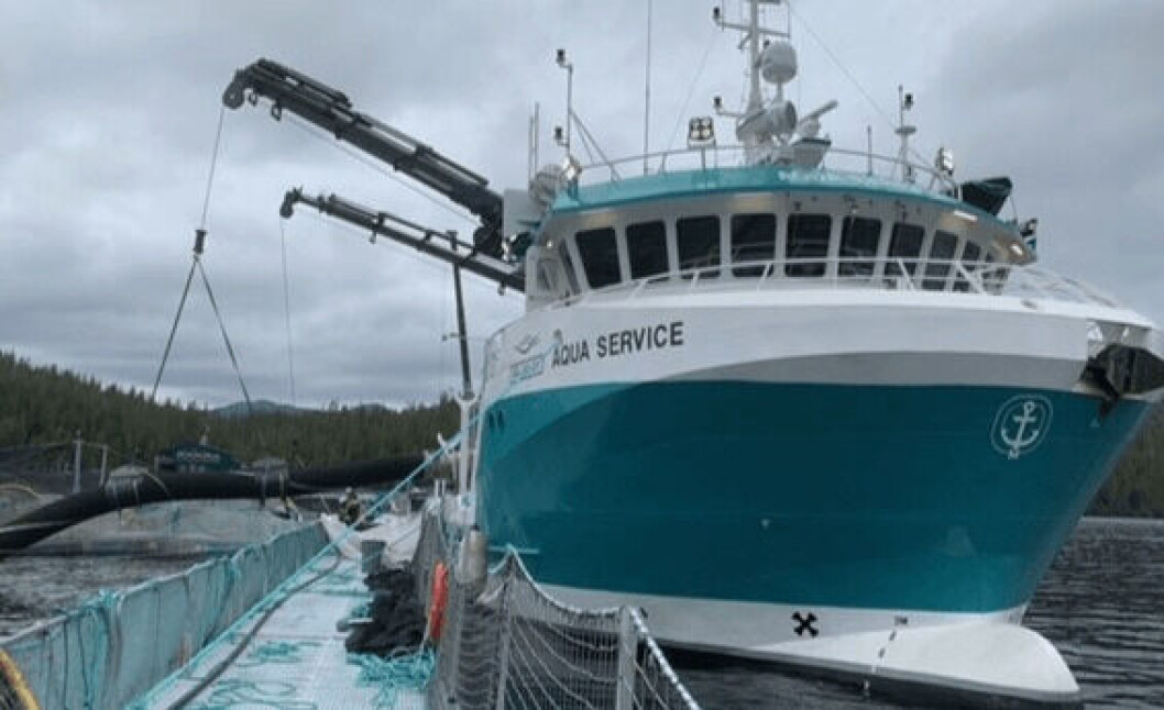 New delousing vessel starts work for Cermaq Canada